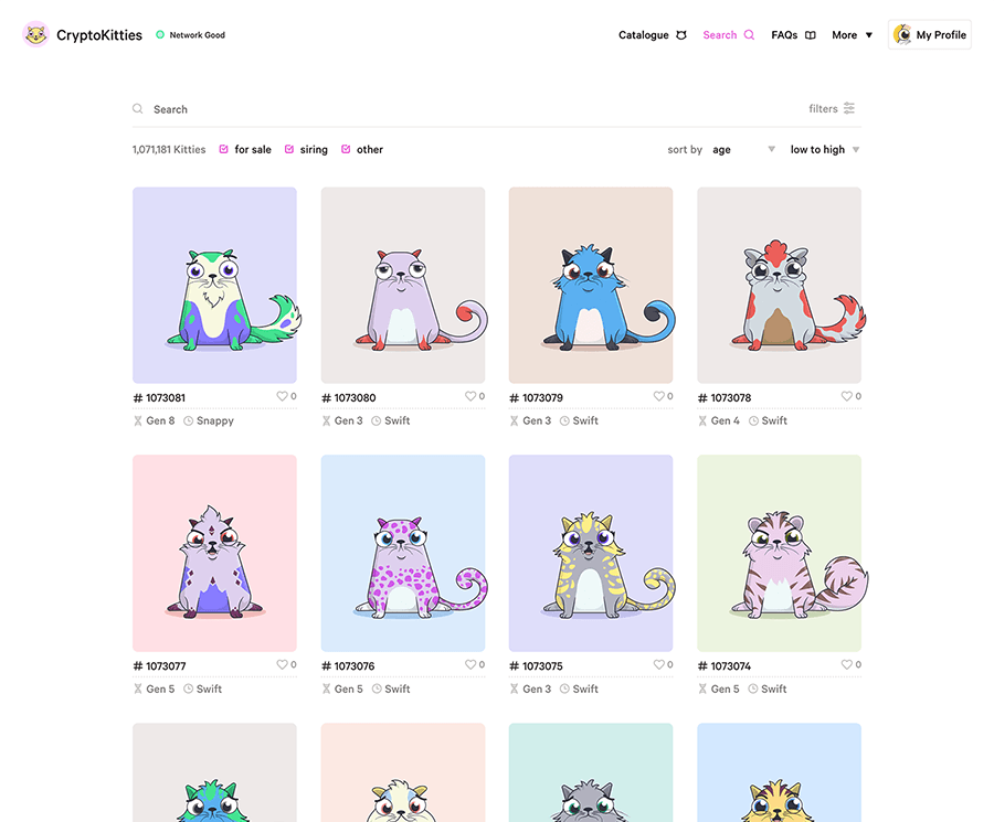 CryptoKitties | Collect and breed digital cats!